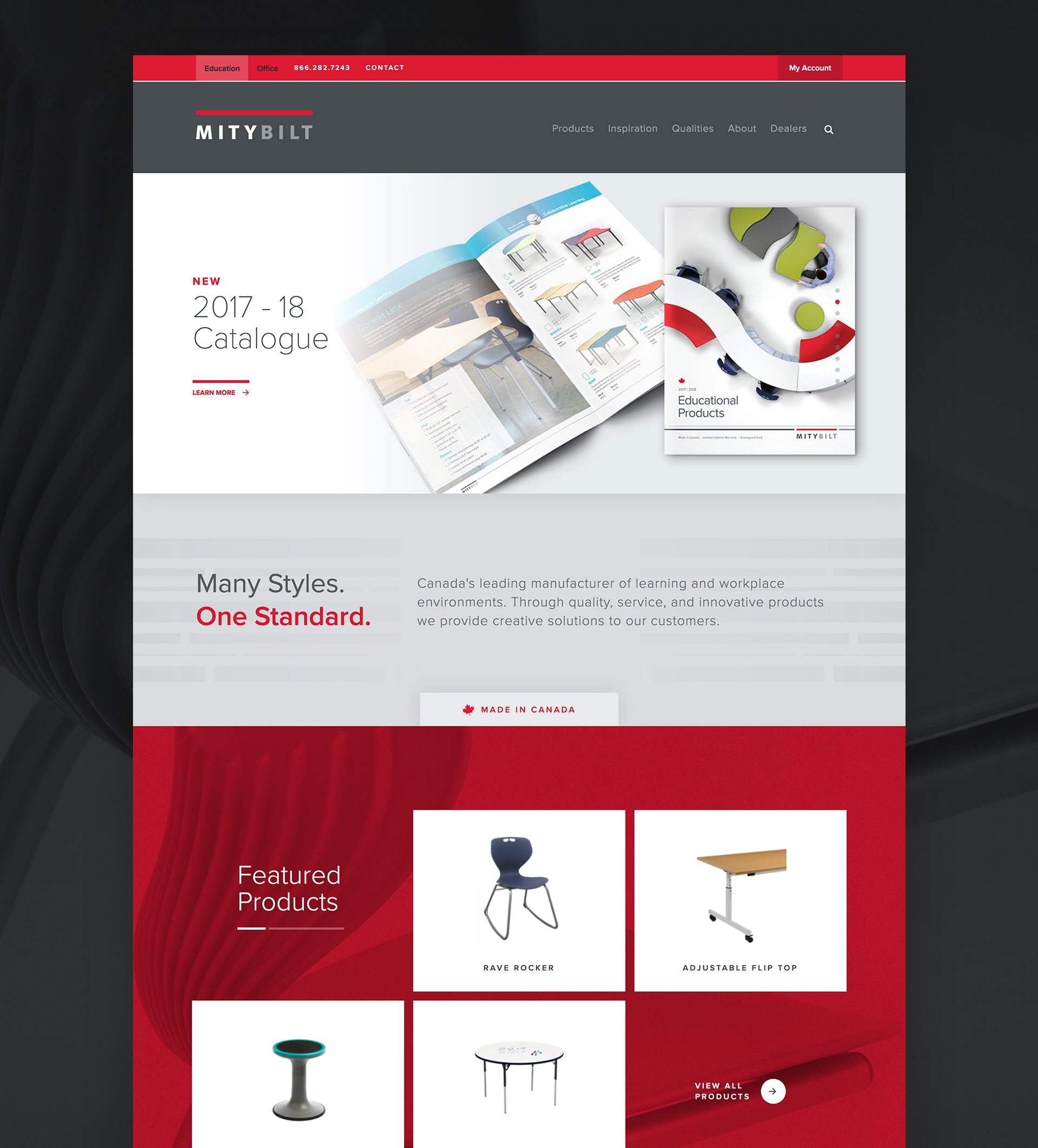 Mitybilt Website · Tom Powell Design
